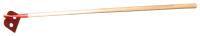China Carbon Steel Hollow Garden Digging Hoe 160x120x1300mm for Weeding and Backyard Loosening for sale