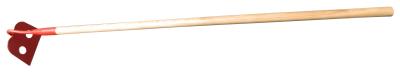 China Carbon Steel Hollow Garden Digging Hoe 160x120x1300mm for Weeding and Backyard Loosening for sale