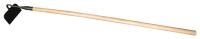 China Carbon Steel Garden Hoe Rake 150x90x1300mm for Weeding Soil Loosening Digging Channel Ditch for sale