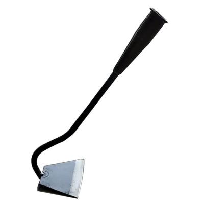 China Traditional Steel Garden Hoe 185x120x450mm for Weeding Vegetable Loosening Farm Planting for sale