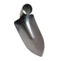 China Mn Steel Triangle Garden Hoe 110x210mm for Field Ditch Furrow Loosening Vegetable Planting for sale