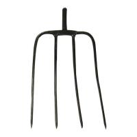 China Carbon Steel 4 Tine Pitchfork 220x320x400mm Forged Farming Hay Fork Manure Fork for sale
