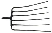 China Forged Carbon Steel 6 Tine Hay Fork 420mm Pitchfork for Farm Manure Dung Rake for sale