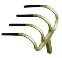 China Carbon Steel Square Tines Forged Garden Digging Hook Fork Rake 150x150mm 4 Tines for sale