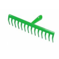 China 14 Tines Carbon Steel Bow Rake 350x75mm Tip Socket Farm Garden Weeding Planting Tool for sale