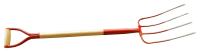 China Forged Steel 4 Tine Hay Fork with Y Grip Wood Handle 110cm Pitchfork for Farming for sale