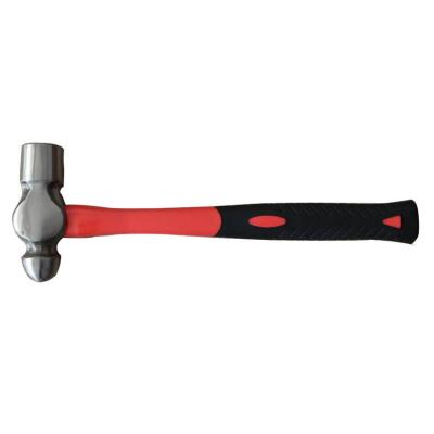 China HSFB3032 320mm Fiberglass Handle Ball Pein Steel Forged Hammer 1.5LBS 2LBS for sale