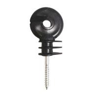 China Galvanized Steel Screw Nail Electric Fencing Insulator 5mm x 92mm Ring for Wood Post for sale