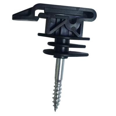 China Galvanized Steel Screw Nail Electric Fencing Insulator Offset Tape Wood Post 5mm 8cm for sale