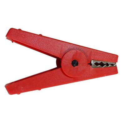 China INS005 Fencing Ground Cable Connector Crocodile Type Plastic Insulators Electric Connection Clips for sale
