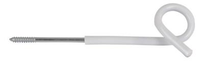 China PP0101 Galvanized Spring Steel Electric Fencing Insulators Pigtail Paddock Posts for sale
