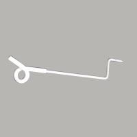 China Spring Steel Paddock Electric Fencing Insulators Pigtail Posts 45cm 6.5mm for sale