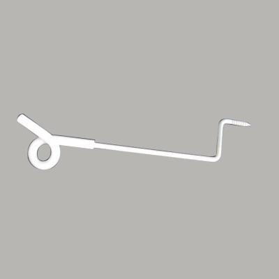 China Spring Steel Paddock Electric Fencing Insulators Pigtail Posts 45cm 6.5mm for sale