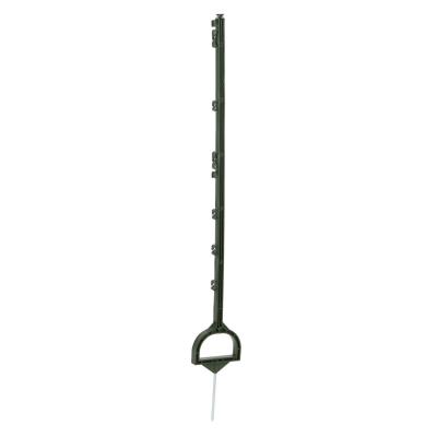China PP08 Plastic Post With Stirrup Step 115cm Galvanized Ground Nail for sale