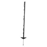 China PP06 105cm Electric Paddock Fencing Posts  Plastic Double Step Galvanized Ground Nail UV-Resistant Flexible for sale