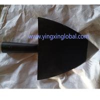 China Carbon Steel Triangle Delta Point Digging Spade 220x230x350mm 1600g for Farming Garden for sale