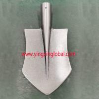 China Carbon Steel Digging Shovel 180x245x330mm 800g Garden Farming Waist Point Spade for sale