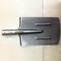 China Carbon Steel Square Rectangle Digging Shovel 215x300mm Garden Farming Spade 800g for sale