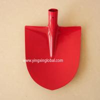 China Carbon Steel Round Point Digging Spade Shovel 255x270x345mm 1000g for Farming Garden for sale