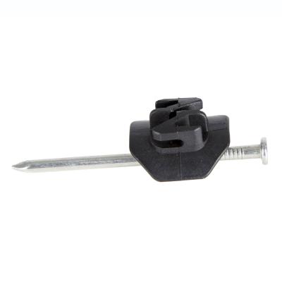 China Electric Paddock Fencing Nail Insulators 25pcs Plastic Wire Poly Wire Accessories for sale