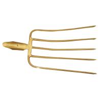 China Carbon Steel Forged 5 Tine Pitchfork 230x330x440mm Manure Dung Fork for Farming for sale