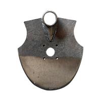 China Mn Steel Digging Round Hoe 270x320mm for Weeding Loosening Farm Planting Garden for sale