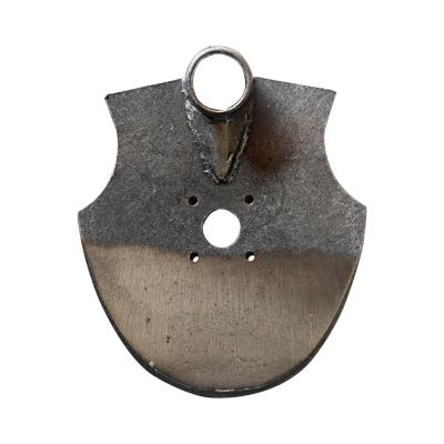 China Mn Steel Digging Round Hoe 270x320mm for Weeding Loosening Farm Planting Garden for sale