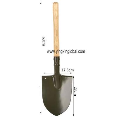 China Carbon Steel Kids Garden Shovel Spade 500g Head Weight 630mm Length Powder Coated for sale