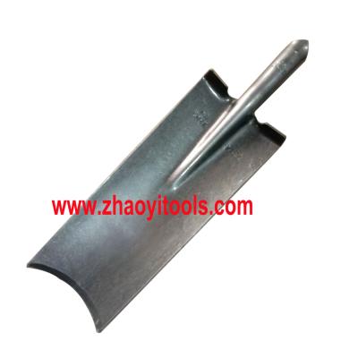 China Carbon Steel Digging Shovel 130x370x500mm 1500g for Garden Farming Channel Earth Cutting for sale