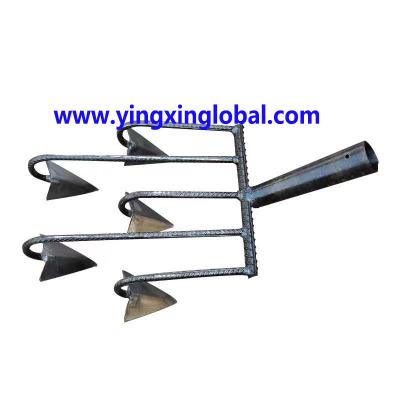 China 5 Tine Carbon Steel Weld Garden Digging Hoe Fork Rake 12pcs per Carton for sale