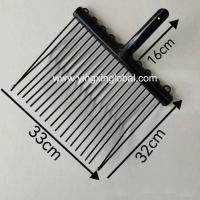 China 18 Tines Carbon Steel Manure Fork 1300g Pitchfork for Farm Mining Stone Forks for sale