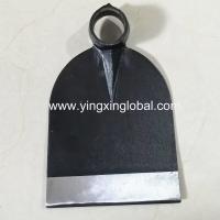 China Forged Round Hole Eye Farming Hoe Cutting Blade 1000g Spading Digging Garden Hoe for sale