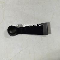 China Carbon Steel Forged Garden Hoe 350g Digging Cutting Tool with Oval Eye Hole for sale