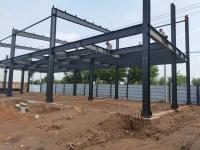 China Prefab Steel Structure Dairy Cattle Cow Shed Farm Building 75m x 35m x 7m Eave Height for sale