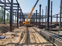 China Sound Insulation Q345 Prefabricated Metal Warehouse Steel Structure Building 40dB for sale