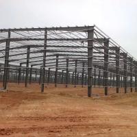 China Prefabricated Steel Structure Workshop with H Beam Custom Size 100 sqm for sale