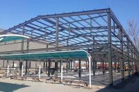 China Customized Steel Structure Workshop Prefab Building with Sandwich Panel Door 100 sqm for sale