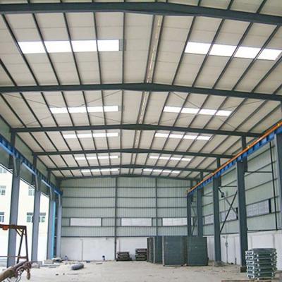 China Painted Steel Structure Workshop With Aluminum Alloy Window for sale