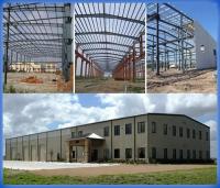 China Aluminum Alloy Window Waterproof Workshop Steel Building Customized Size for sale
