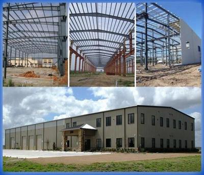 China Aluminum Alloy Window Waterproof Workshop Steel Building Customized Size for sale