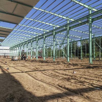 China Prefabricated Steel Structure Workshop 100 sqm Customizable Industrial Building for sale