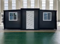 China 20ft Gray Expanded Container House Steel Door Hotel Modular Room 20sqm for sale