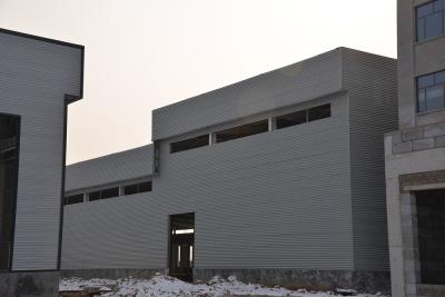 China Prefabricated Steel Frame Warehouse Construction Q345B Industrial Shed 20m Span for sale