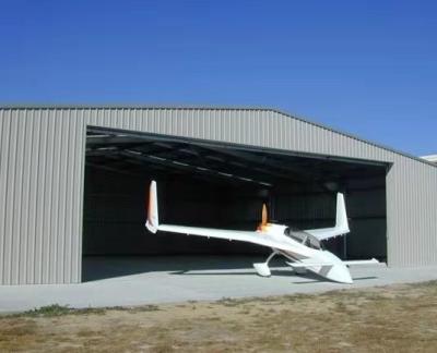 China Long Span Q355 Steel Structure Hangar H Beam Shed for Aircraft Maintenance for sale