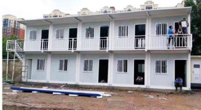 China Detachable Foldable Container House 5800x2400x2896mm Steel Structure Prefab Home for sale