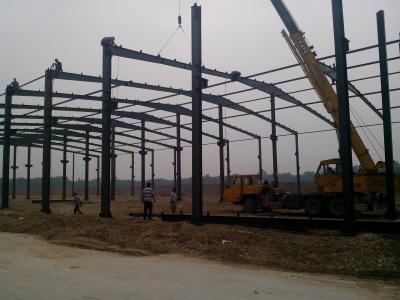 China Q345 Large Span Steel Structure Warehouse Flexible Design Custom Sizes for sale