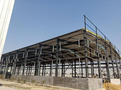 China Q235B Large Span Steel Structure Prefabricated Workshop Building H Section Steel Frame for sale