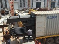 China Single Slope Prefab Steel Construction Building 70m/s Wind Resistance 100 Year Life for sale