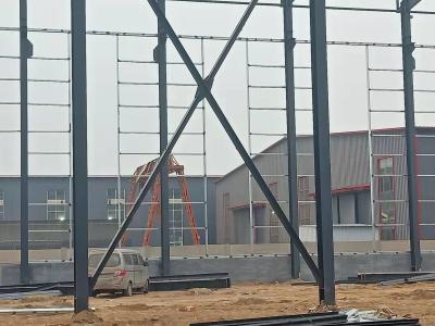 China Cold Formed Lightweight Steel Roof Trusses 5800x2400mm for Shopping Hall Prefab Structure for sale