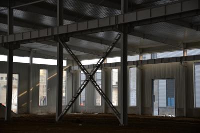 China Customized Steel Roof Trusses for Gymnasium Library 5800x2400x2896mm for sale